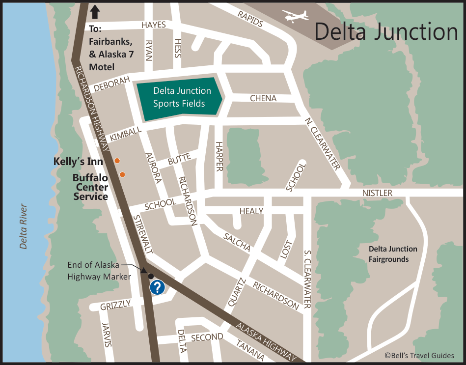 Alaska Maps of cities, towns and highways